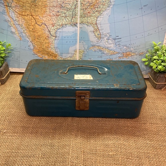 Other | Vintage Union Utility Box Model 211 Tackle Box Tool Chest ...